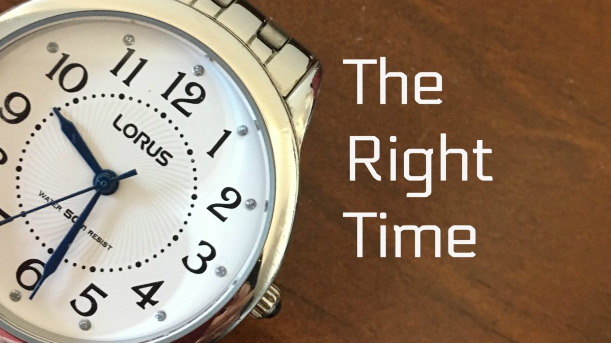 Right Timing, Critical for Success | Henry Ukazu